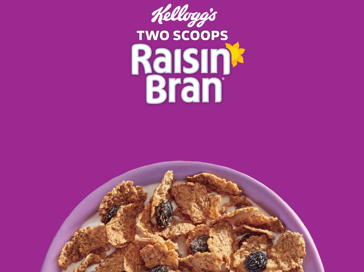 Raisin Bran Two Scoops Buy Kellogg's Raisin Bran Breakfast Cereal,